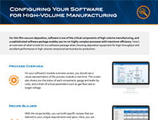 Configuring Your Software for High-Volume Manufacturing